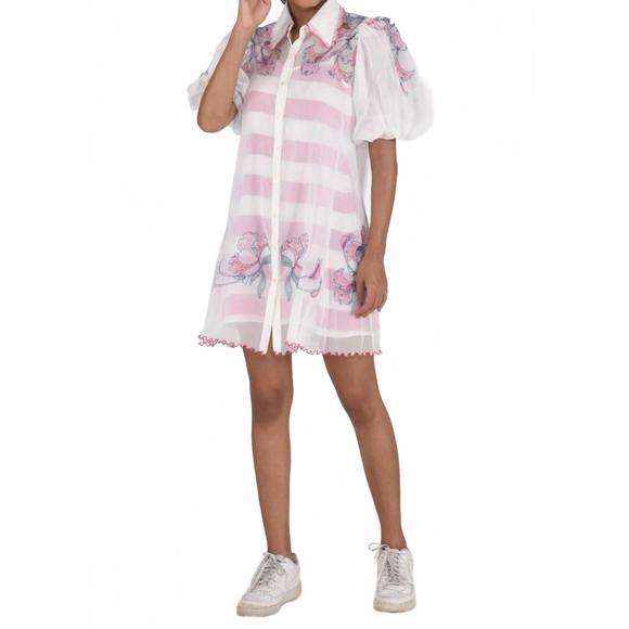 ASH AND ROSE | Dresses | New Ash And Rose Eve Mini Dress In Multi ...